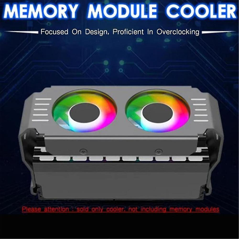 Computer Ram Memory Module Cooler Pc Ddr4 Ddr5 Overlock Dual Argb Sync ...