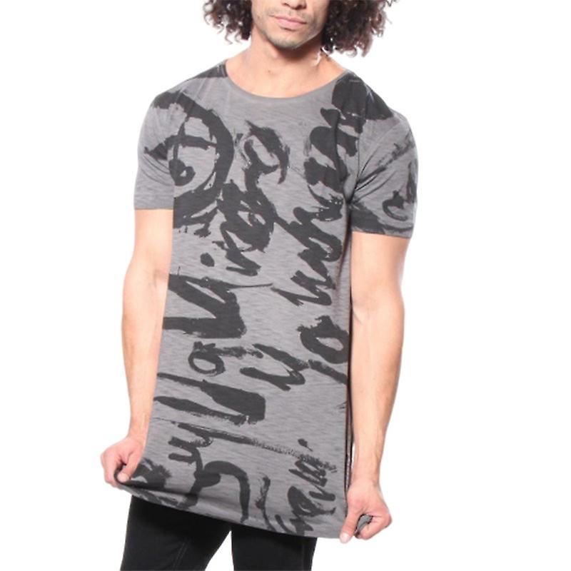 Diesel Longer Ma Graphic Mens Shirt Short Sleeve Crew Ne | Fruugo US