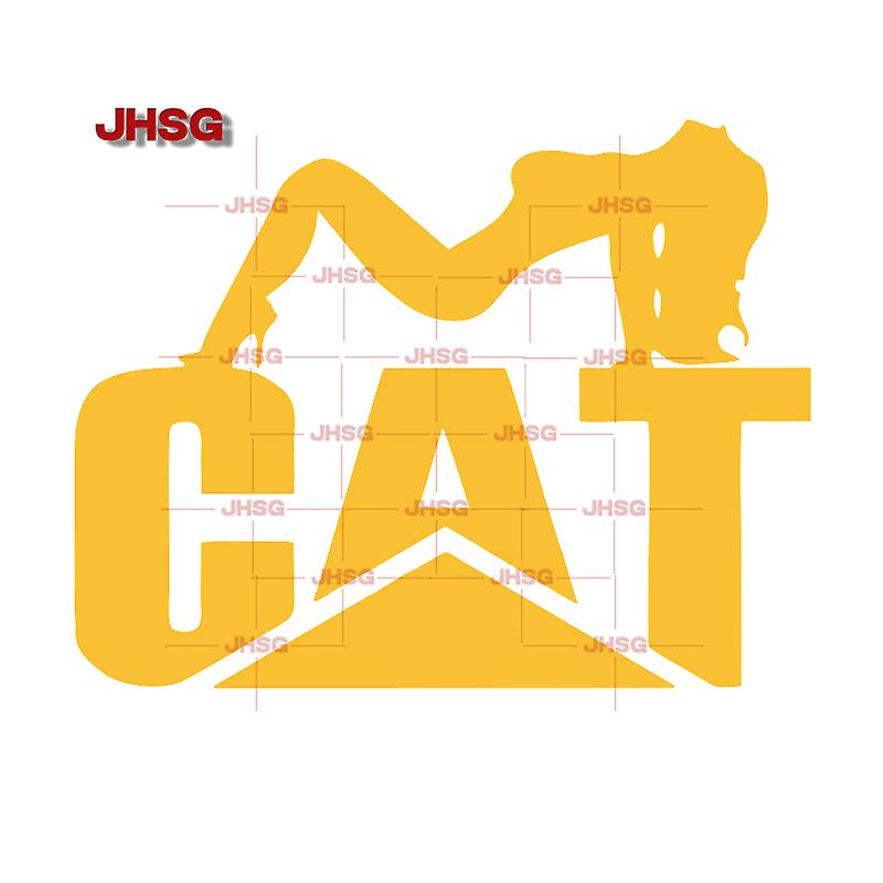 Jhsg Beauty Lying Sticker Caterpillar Cut Vinyl Sticker Refrigerator ...