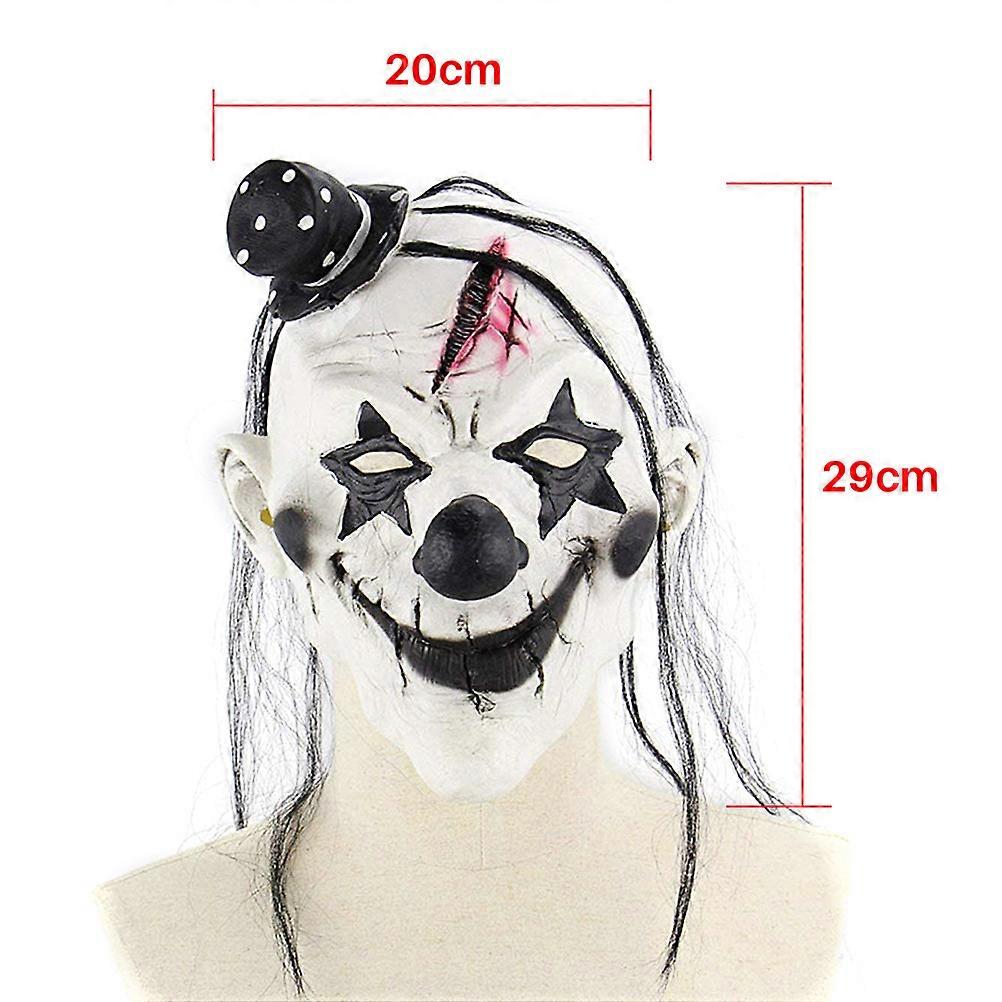 Halloween Latex Mask Horrible Scary Clown Mask Halloween Clown Mask ...