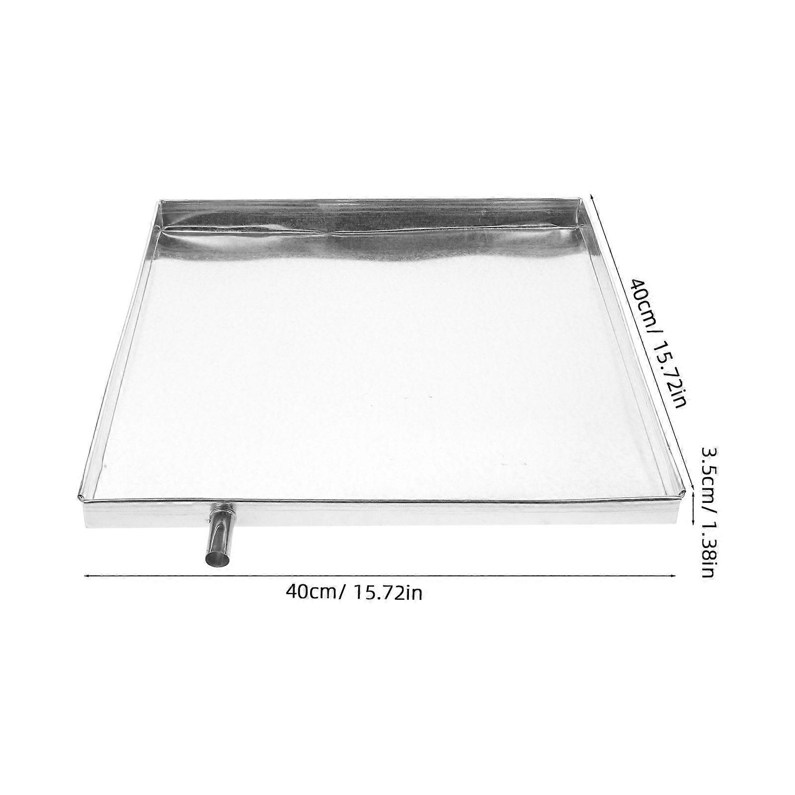 1 Set of AC External Unit Drip Tray Air Conditioner Drip Pan Leak Proof ...