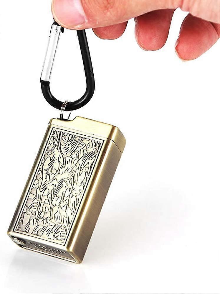 Portable Ashtray, Portable Ashtray with Key Ring, Mini Metal Cigarette ...