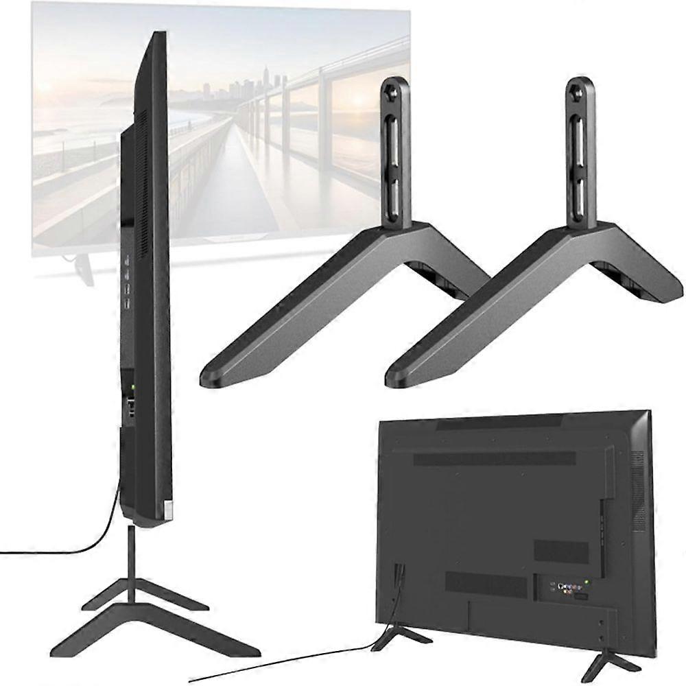 TV Stand Base TV Pedestal Feet with Screws Replace Universal Accs Non ...