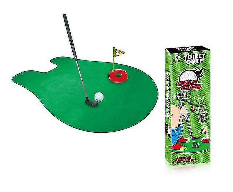 Toilet Golf, Potty Putter Set Bathroom Game Mini Golf Set Golf Putting ...