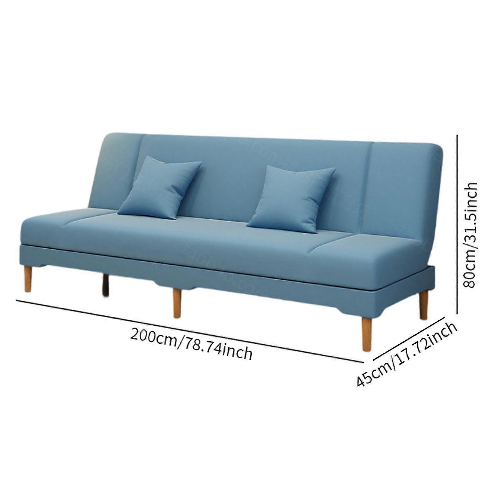 Convertible Sofa Bed Back Support Reversible Sofa for Bedroom Dorm ...