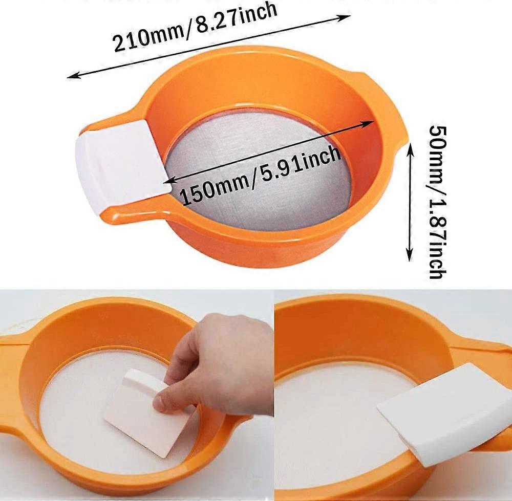 Kitchen Flour Sifter, Sugar Powder Sieve, Multifunctional Plastic Flour ...