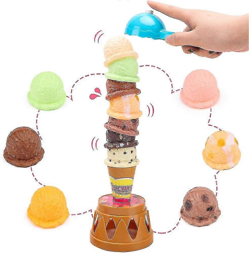 Ice Cream Game, Ice Cream Cone Playset Sweet Treats Ice Cream Parlour ...