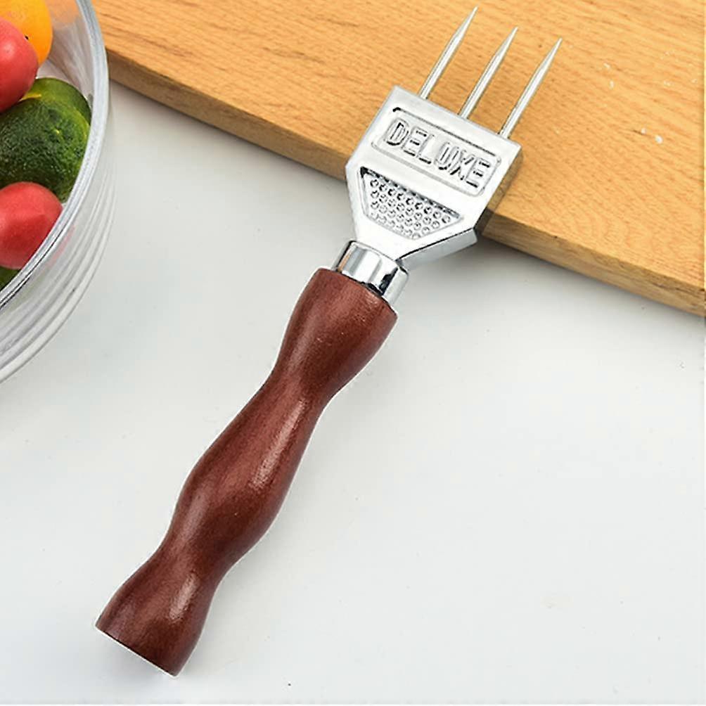Ice Crusher Ice Picker Tool: Ice Pick with Safety Wooden Handle ...
