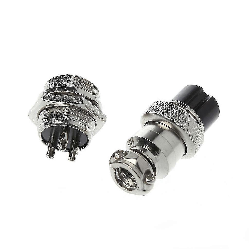 Aviation Plug Male & Female Wire Panel Metal Connector 16mm 2/3/4/5/6/8 ...