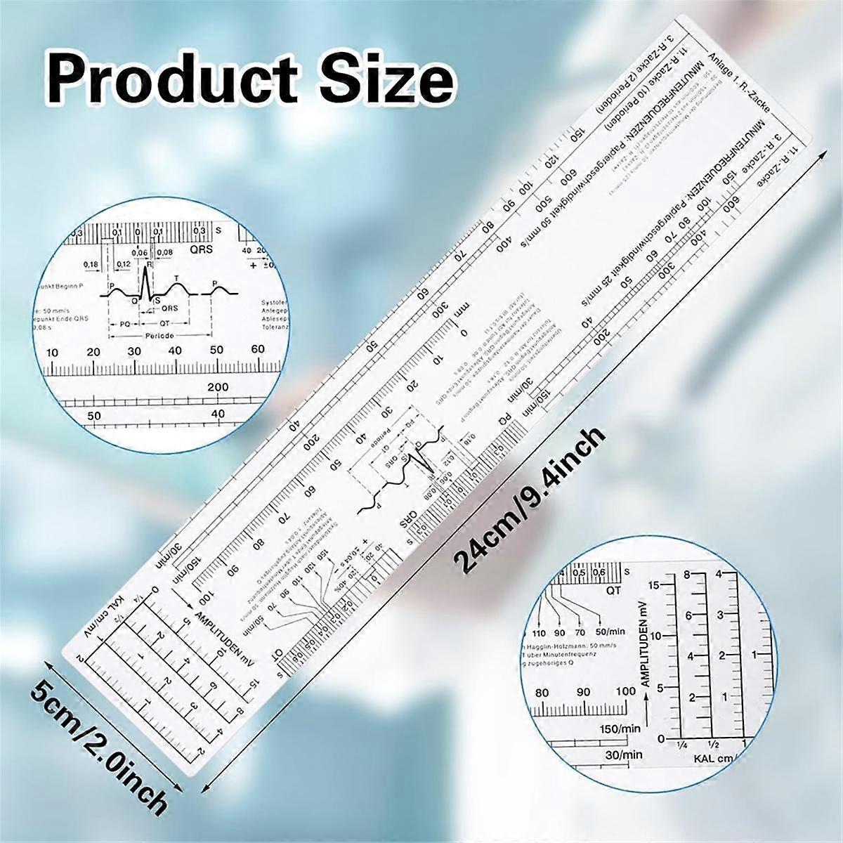 EKG Calipers ECG Calipers Measuring Tool with Ruler EKG Caliper Divider ...
