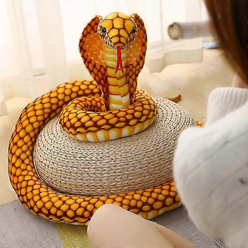 Simulation Cobra Plush Toys Stuffed Animal Snake Soft Dolls Birthday ...