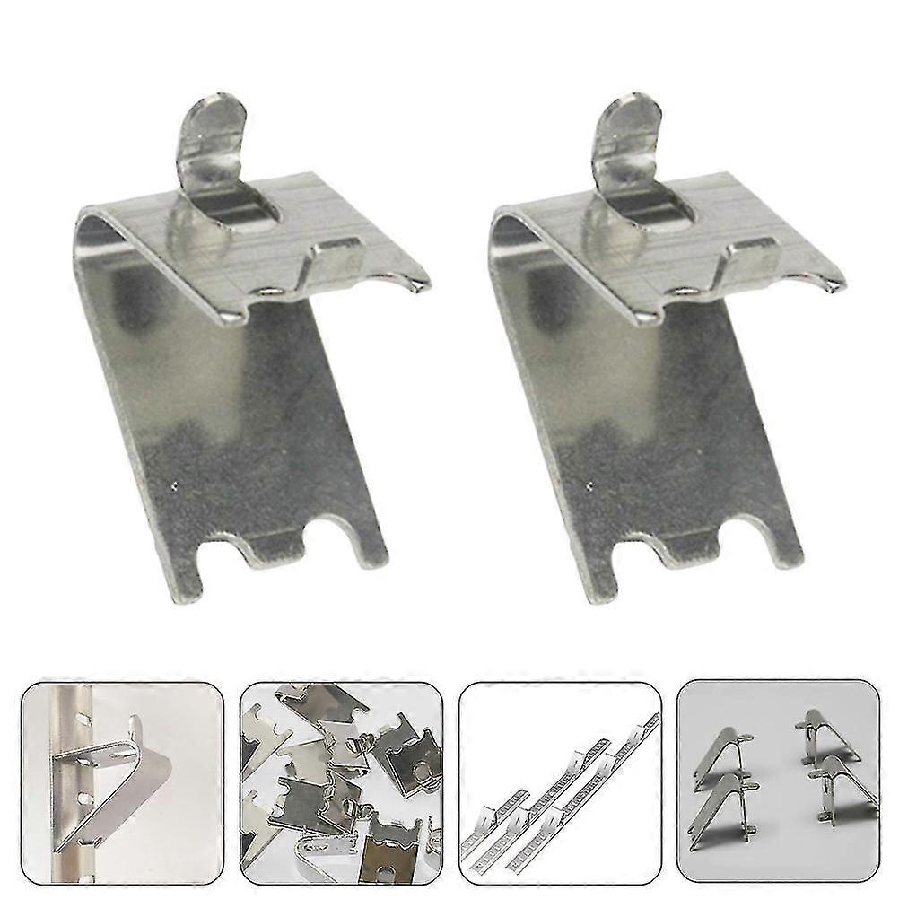 2Pcs Freezer Shelf Clips Refrigerator Cooler Shelf Supports Stainless ...