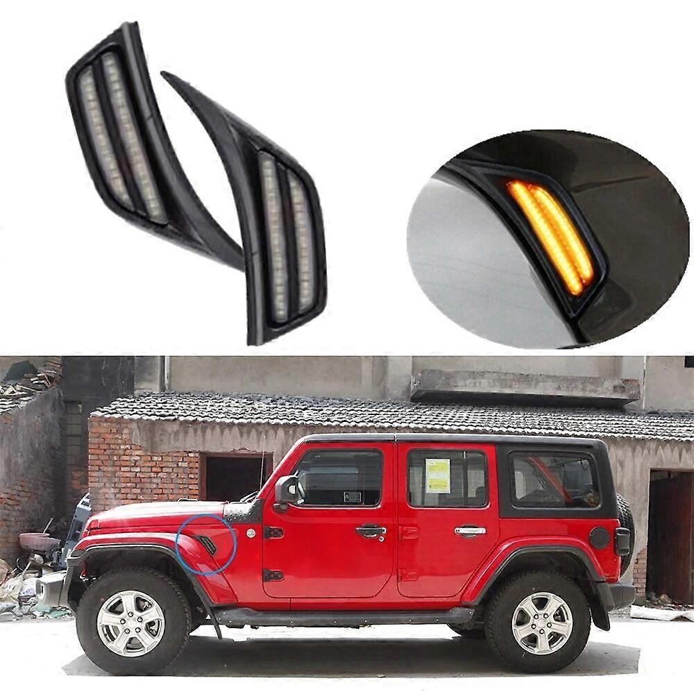 Led Side Lights Car Front Side Marker Turn Signal Lamp For Jeep ...