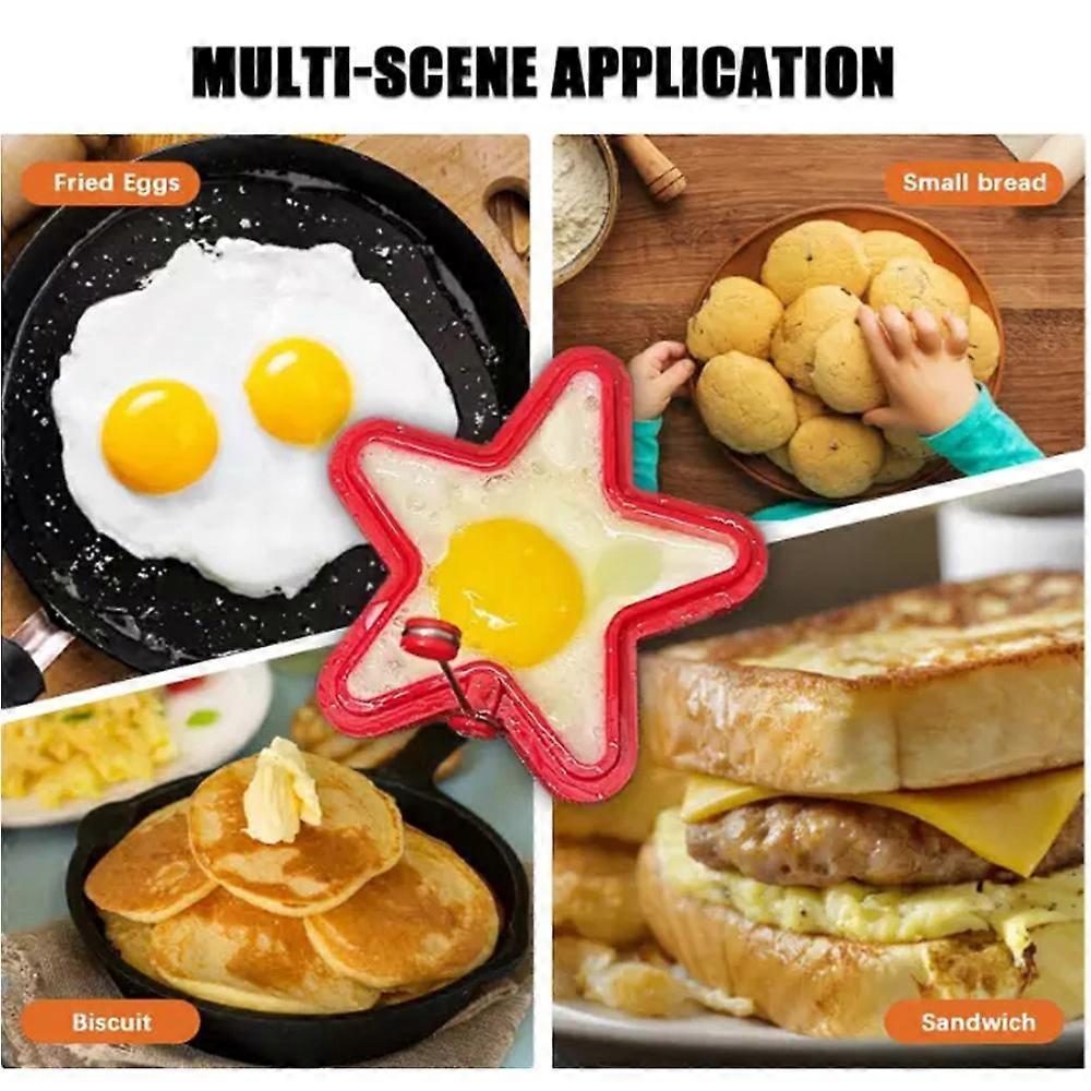 Silicone Christmas Pancake Mold Nonstick Heat Resistant Multi-function ...