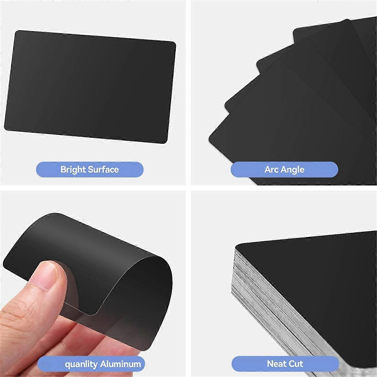 Laser Engraving Blanks,Black Aluminum Alloy Sheets for CNC Engraving | Fruugo UK