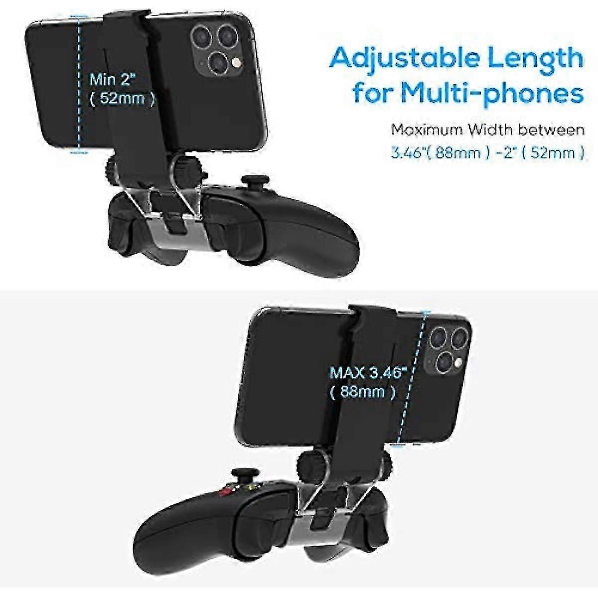 Clip Mount For Xbox Series S Controller Phone Clamp Holder Cellphone ...