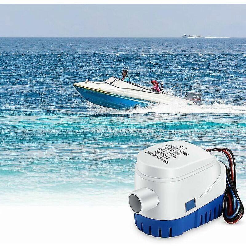 Bilge Pumps, 12V 1100 GPH Automatic Bilge Pump Submersible Marine ...
