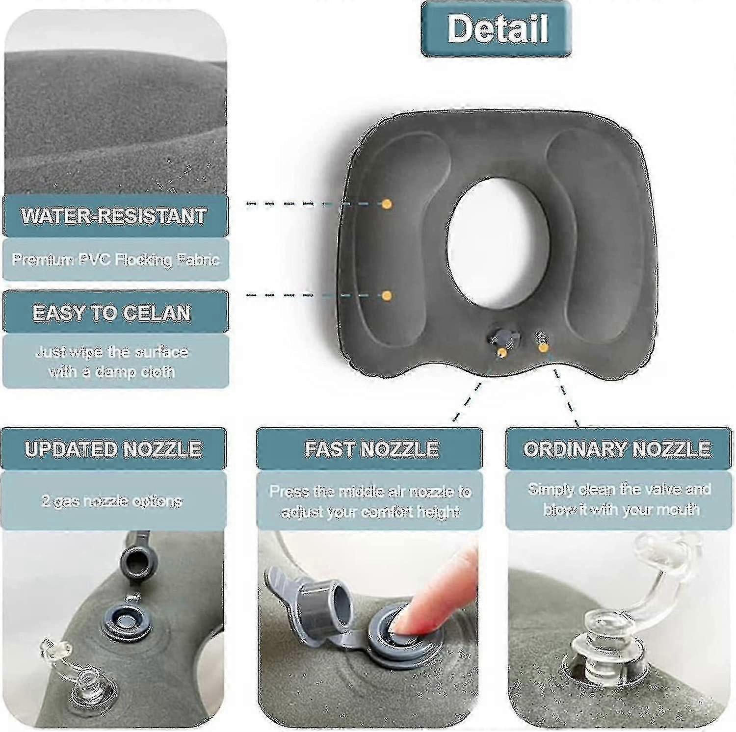 Orthopaedic Seat Cushion For Pain Relief - Inflatable Cushion For ...