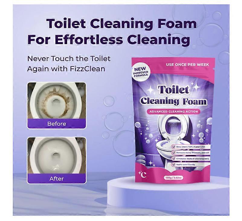 Toilet Cleaner, Insta-Action Fizzclean Foam For Sparkling Clean Toilet ...
