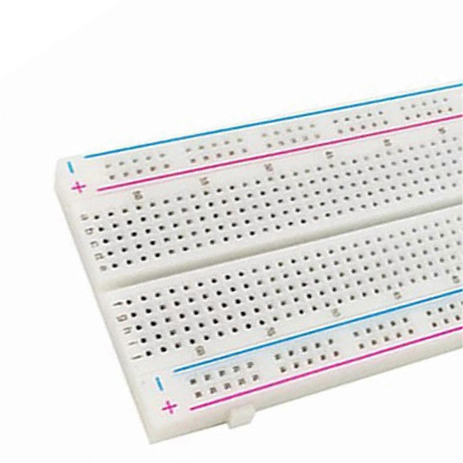10Pcs 830 Hole Breadboard ABS 830 Point Solderless Bread Board DIY Electronic Project | Fruugo UK