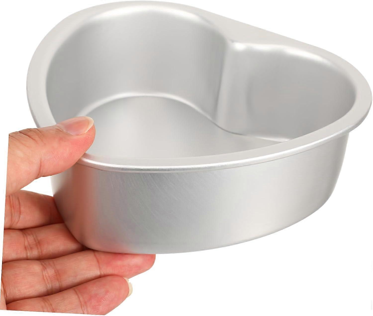 Heart Shaped Removable Bottom Anodized Aluminum Cake Pan Tin Baking ...