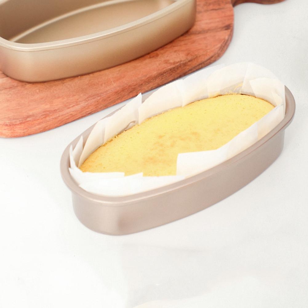 3 Pieces Non Stick Oval Shape Cake Cheesecake Loaf Bread Mold Baking ...