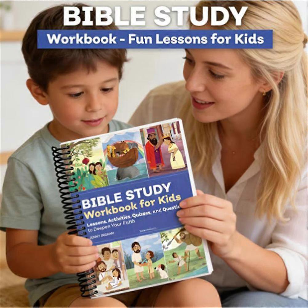 Bible Study Workbook for Kids, Fun Interactive Bible Learning ...