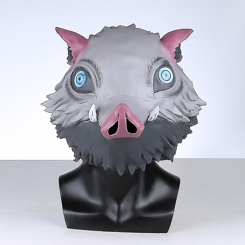 Halloween Demon Slayer Mask Anime Theme Mask Cosplay Hashibira Inosuke ...