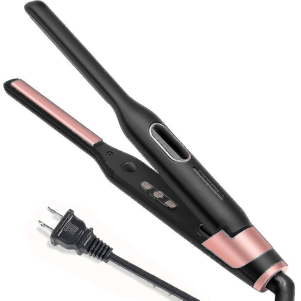 Small Flat Iron For Short Hair, Temperature Adjustable Pencil Flat Iron ...