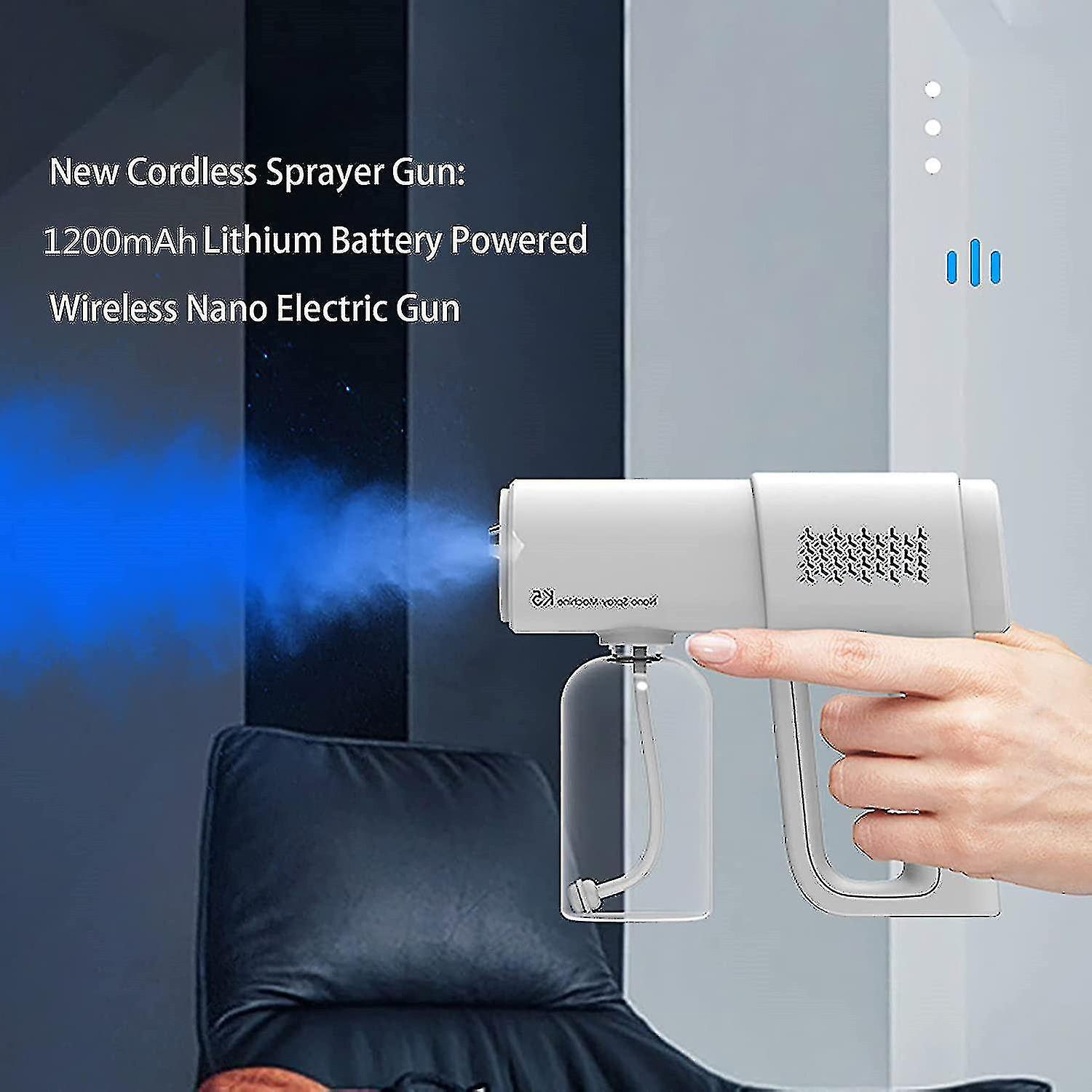 K5 Nano Spray Gun Sanitizer Sprayers Usb Rechargeable Handheld Steam Disinfection Sprayer Gun ...