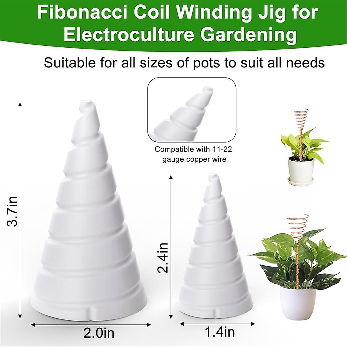 Pure Copper Wire, with Fibonacci Coil Winding Jig for Electroculture ...