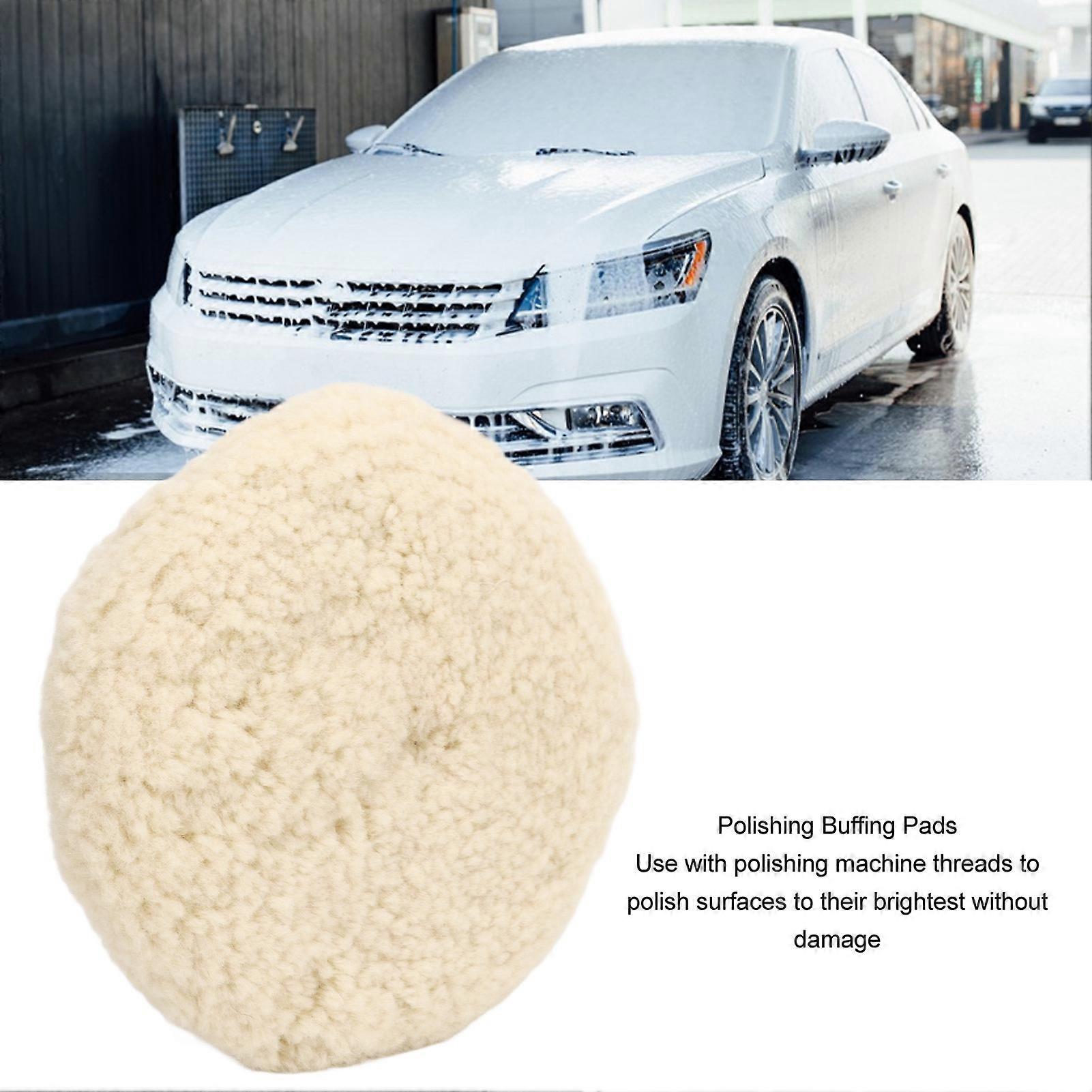8 Inch Polishing Buffing Pads Better Cleaning Effect White Washable ...