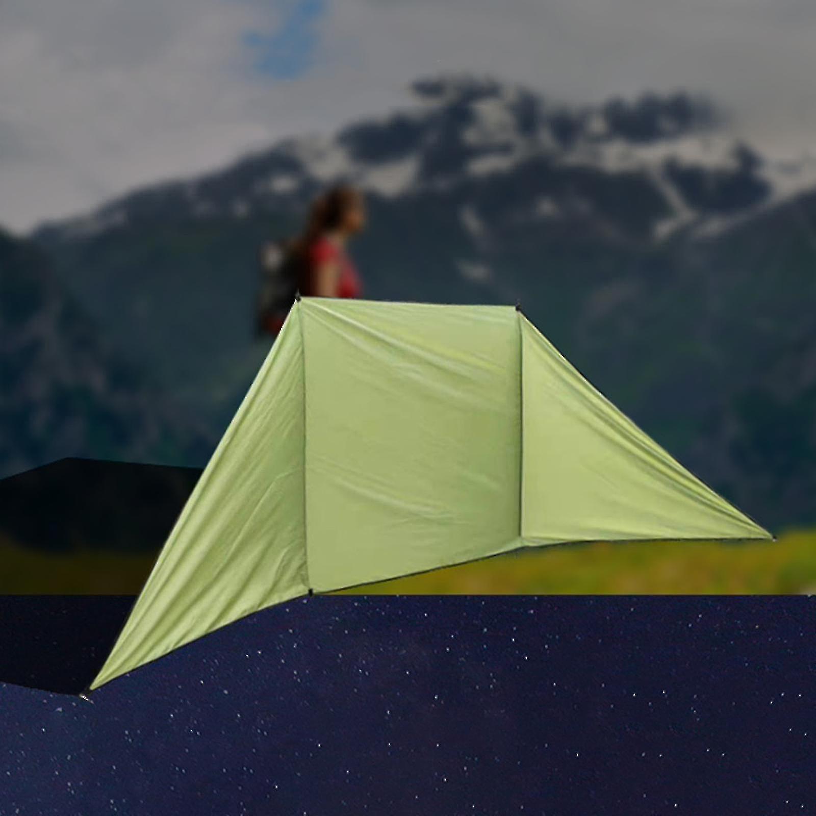 Portable Windbreaker Lightweight 3 Panel Wind Screen Camping Garden ...