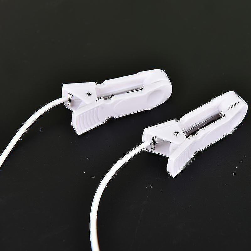 2pcs 2.0mm Ear Pain Relief Clip Tens Electrode Lead Wire Connecting ...