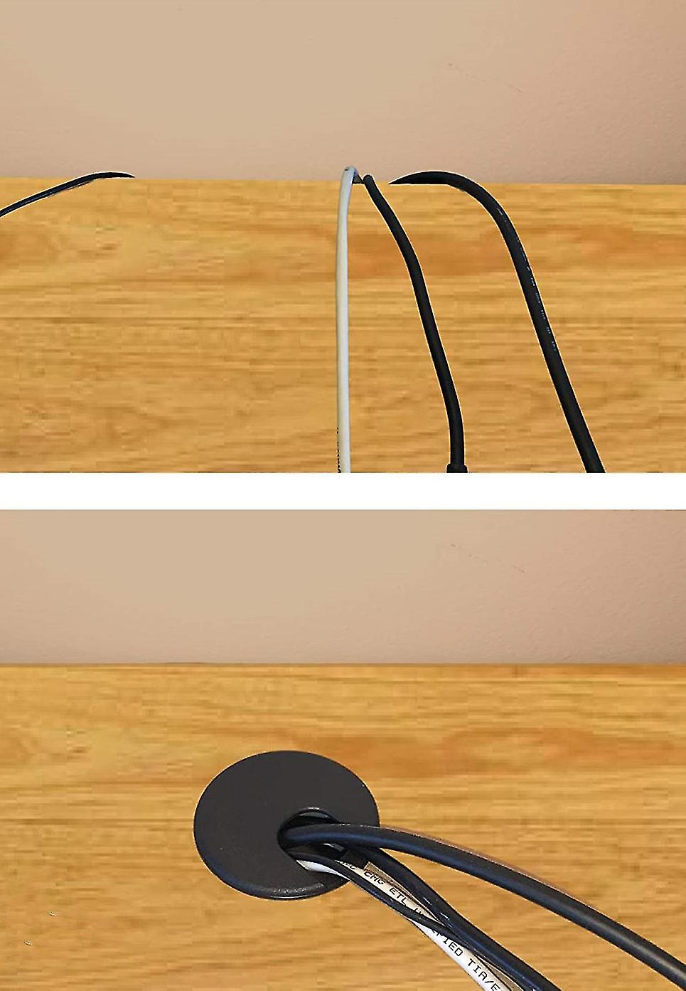 U-shaped grommet 2" (50mm) ABS plastic cable hole cover Dust proof ...
