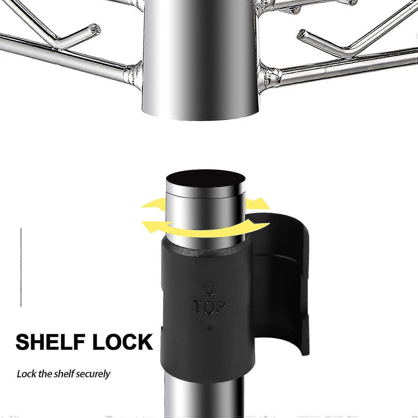 74-packs Wire Shelf Clips Wire Shelving Shelf Lock Clips For 1 Inch ...