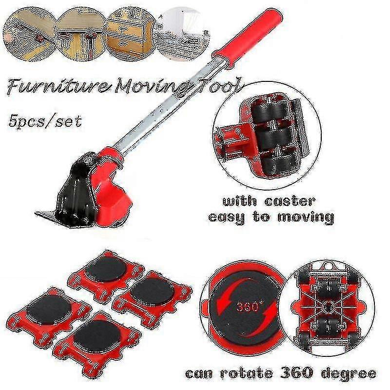 Moving Tools Furniture Mover Tool Set Heavy Stuff Transport Lifter 4 ...