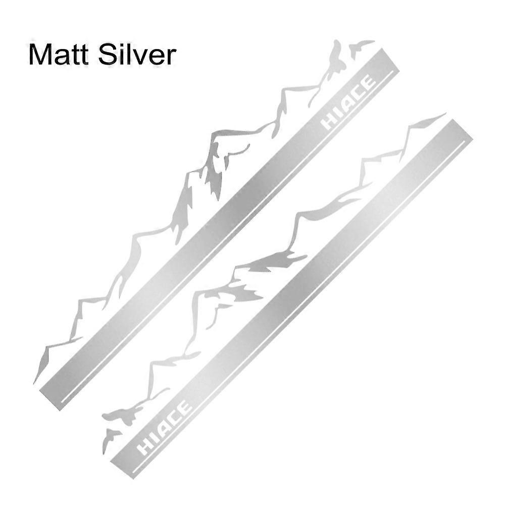 2PCS Car Stickers For Toyota Hiace 200 300 Camper VAN Mountain Stripes ...