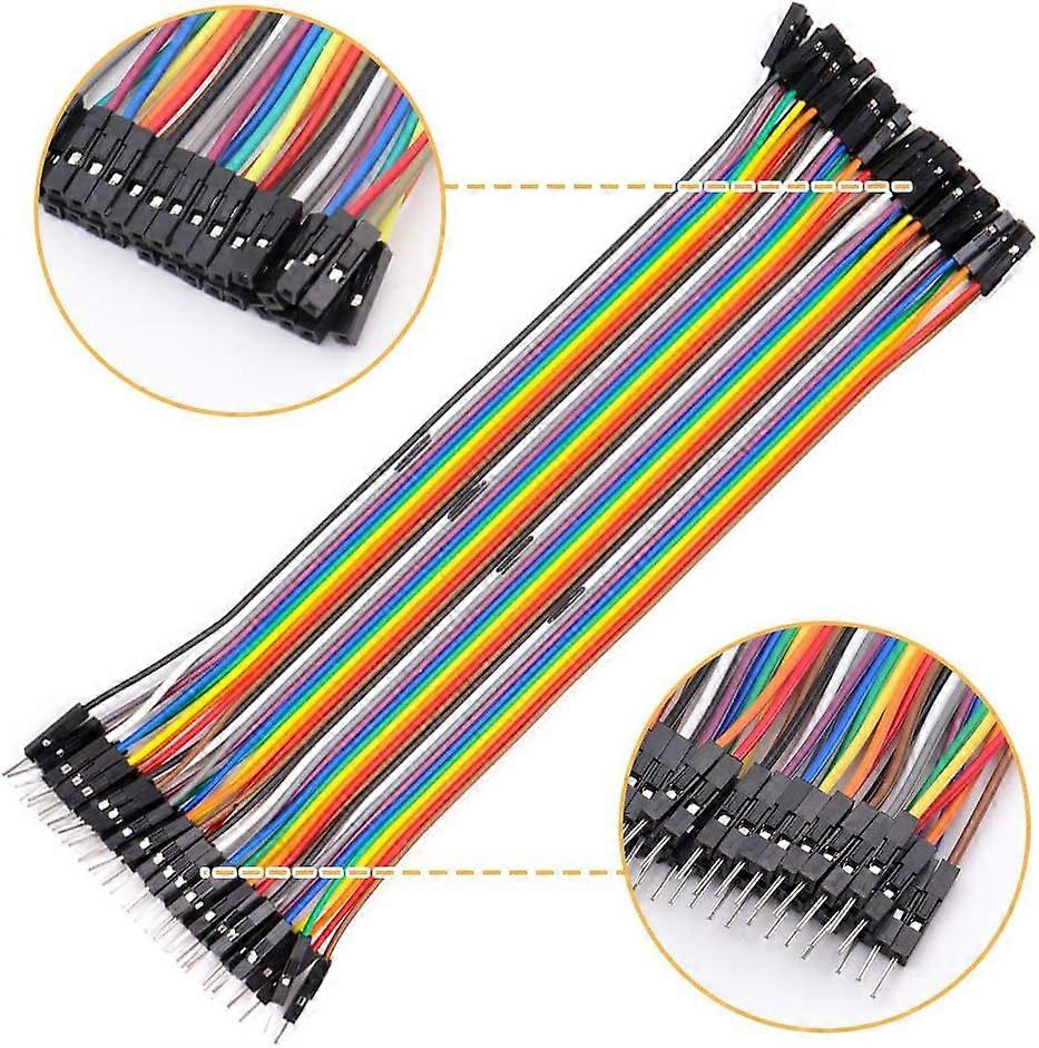 Jumper Wire Cable 3 x 40pcs Each 20cm,3 in 1 Dupont Breadboard Cables ...