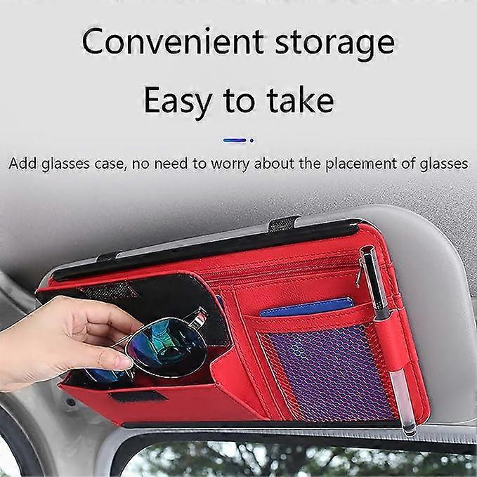 Car Sun Visor Organiser, Sunglasses Holder for Car Sun Visor, Car ...