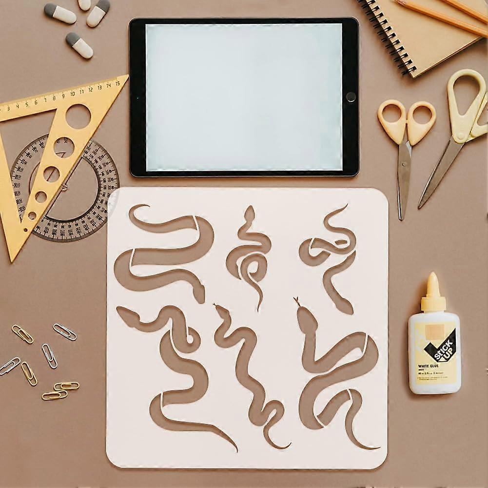 Snakes Stencil for Painting 11.8x11.8" Viper Stencil Plastic Snake ...