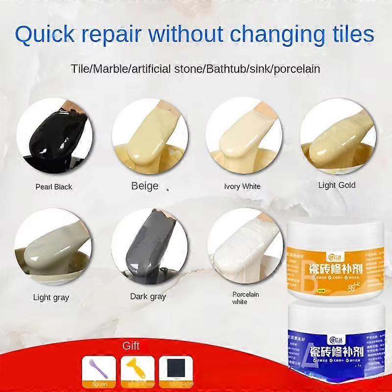 100ml Tile Repair Paste Household Stone Pothole Repair Marble Ceramic ...