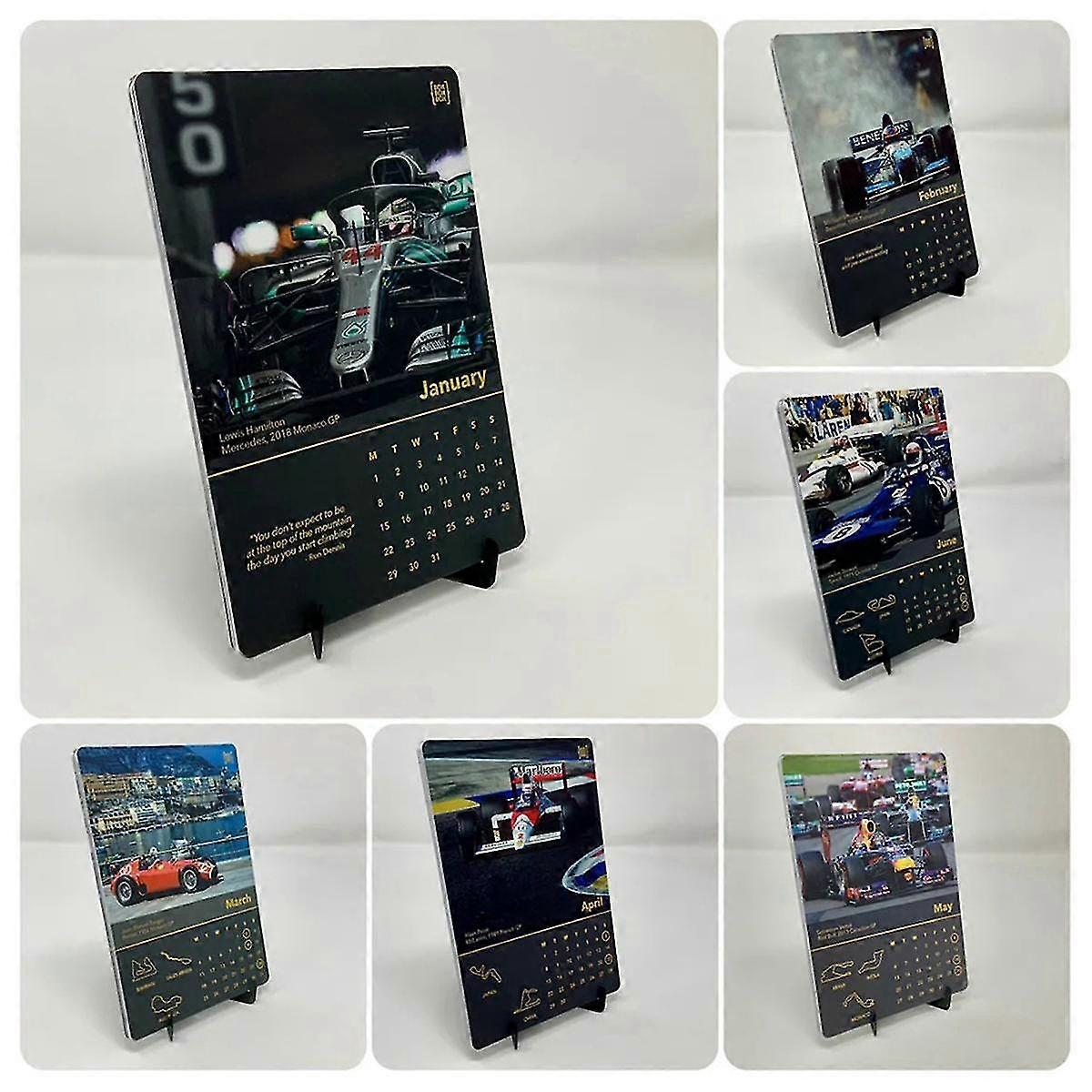 1 Pcs Car Calendar 2024 F1 Racing Calendar 2024-2025 Calendar Home ...