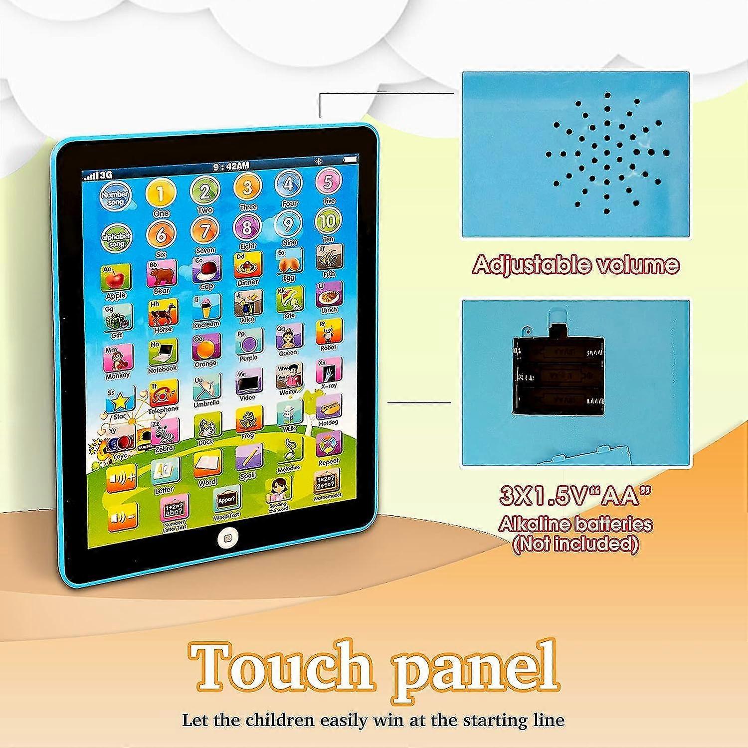 Kids Tablet -learning Pad,with 6 Games To Learn Music//learning Letters ...