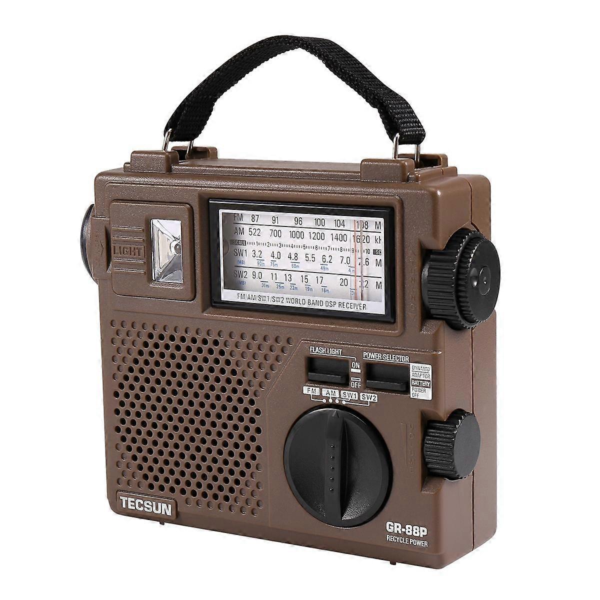 -88P Digital Radio Receiver Emergency Light Radio Dynamo Radio with ...