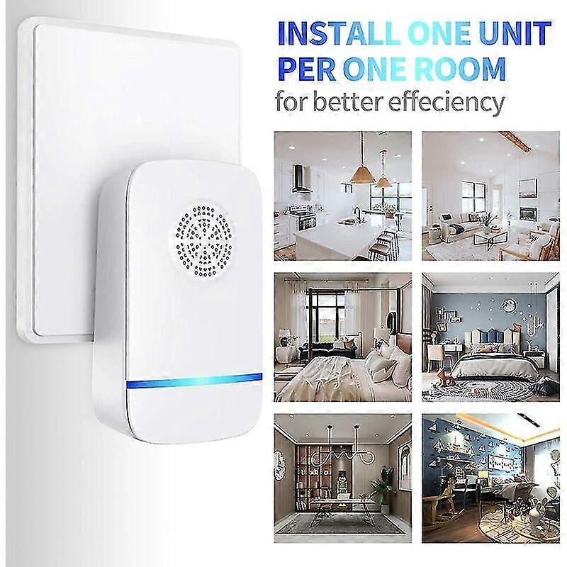 6 Pack Ultrasonic Pest Repeller, Electronic Pest Repellent Plug In ...