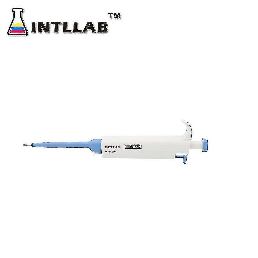 Intllab Micropipette Gun Lab Single Channel Pipette Adjustable Volume ...
