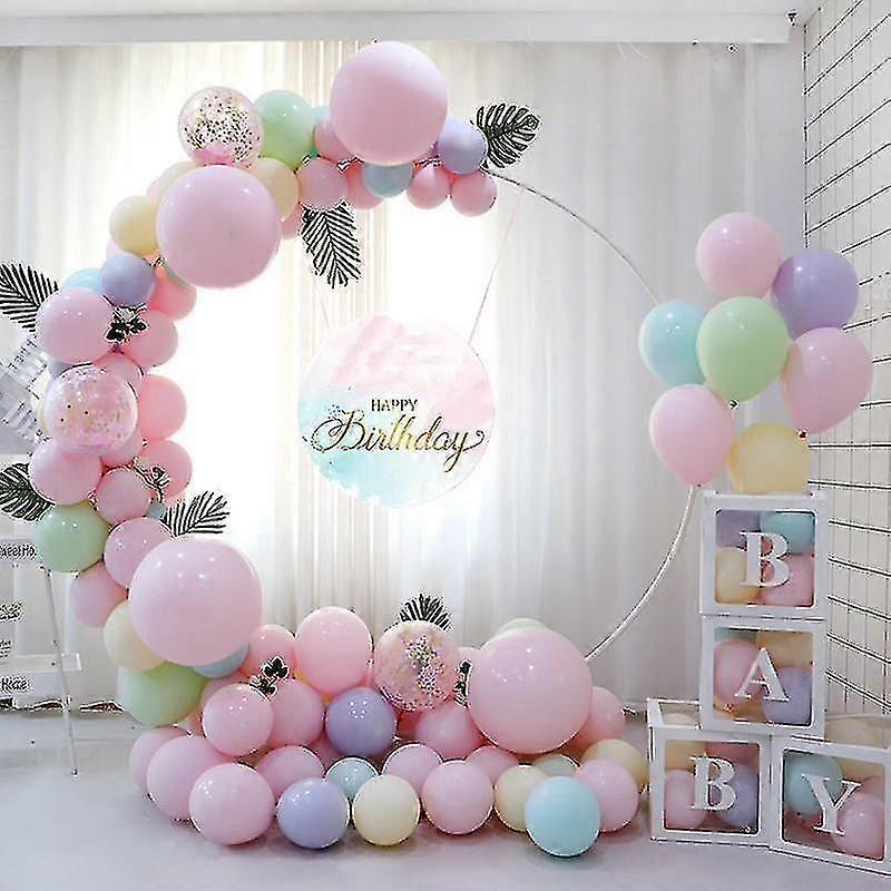 60/80/100/150cm Balloon Ring Round Big Balloon Arch Circle Ring Stand ...