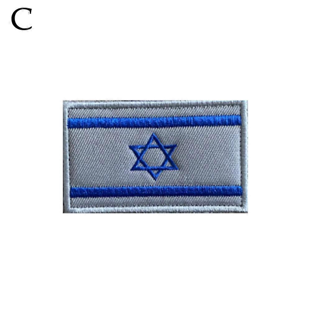 Jewish Israel National Flag Patch Embroidered Uniform Tactical Military ...