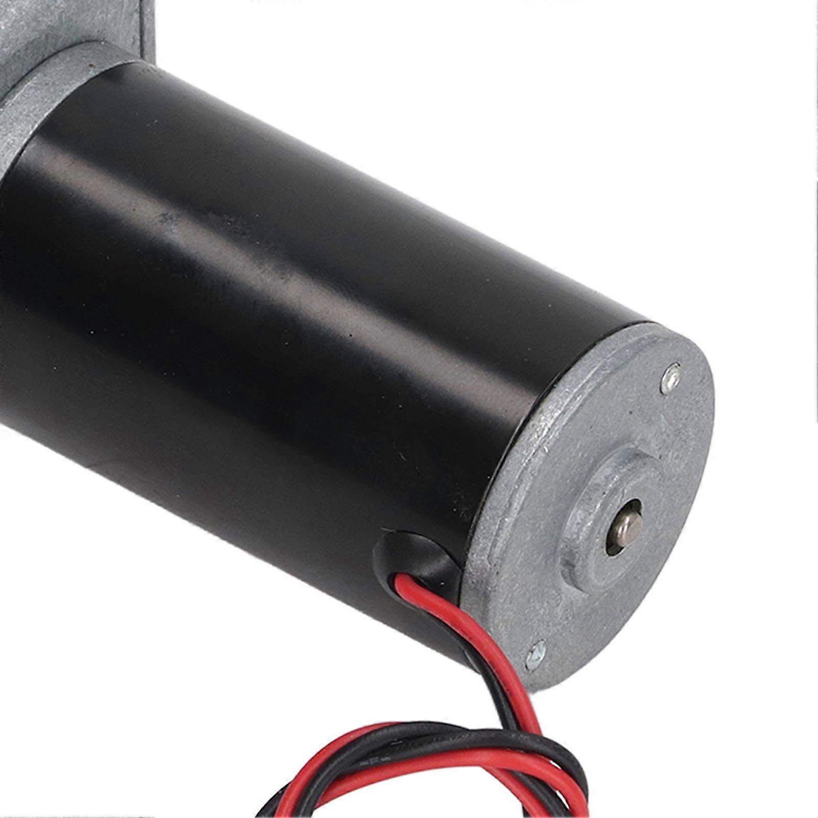 Gear Motor Dual Shaft DC 12V Self Locking Speed Reduction CW CCW Worm Geared Motor 5RPM | Fruugo UK